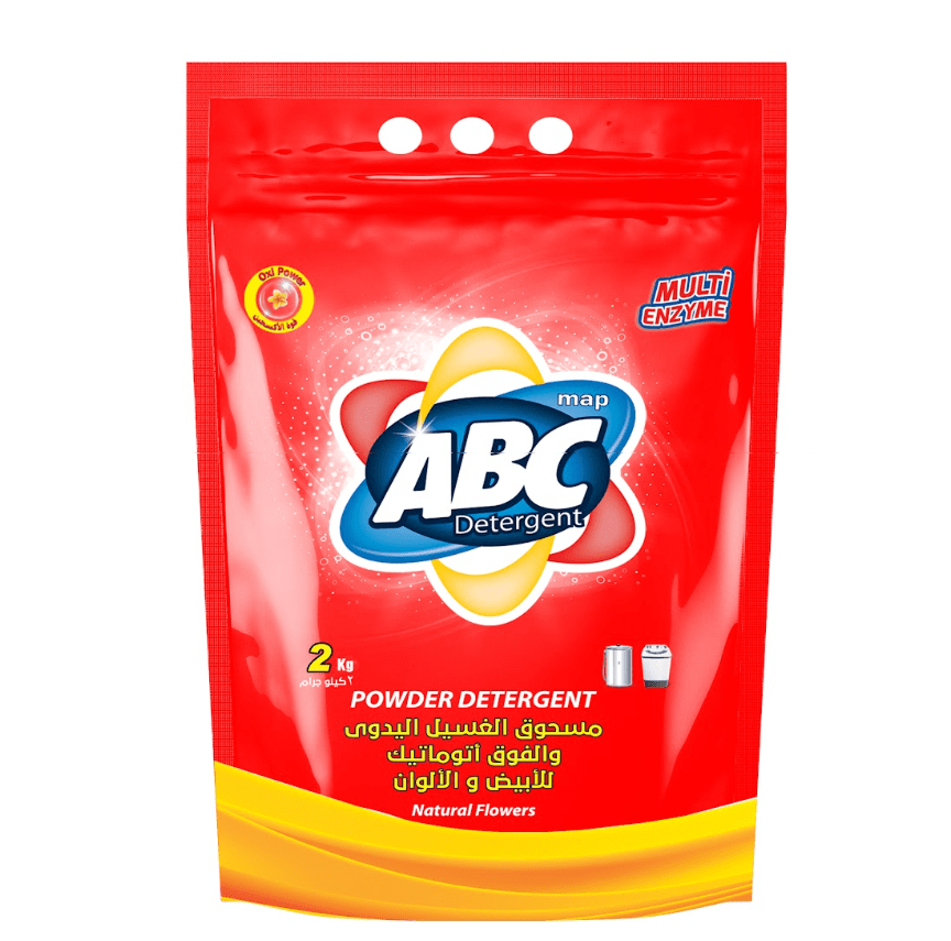ABC Powder Laundry Detergent for Regular/Top Load 2 KG - ABC Egypt